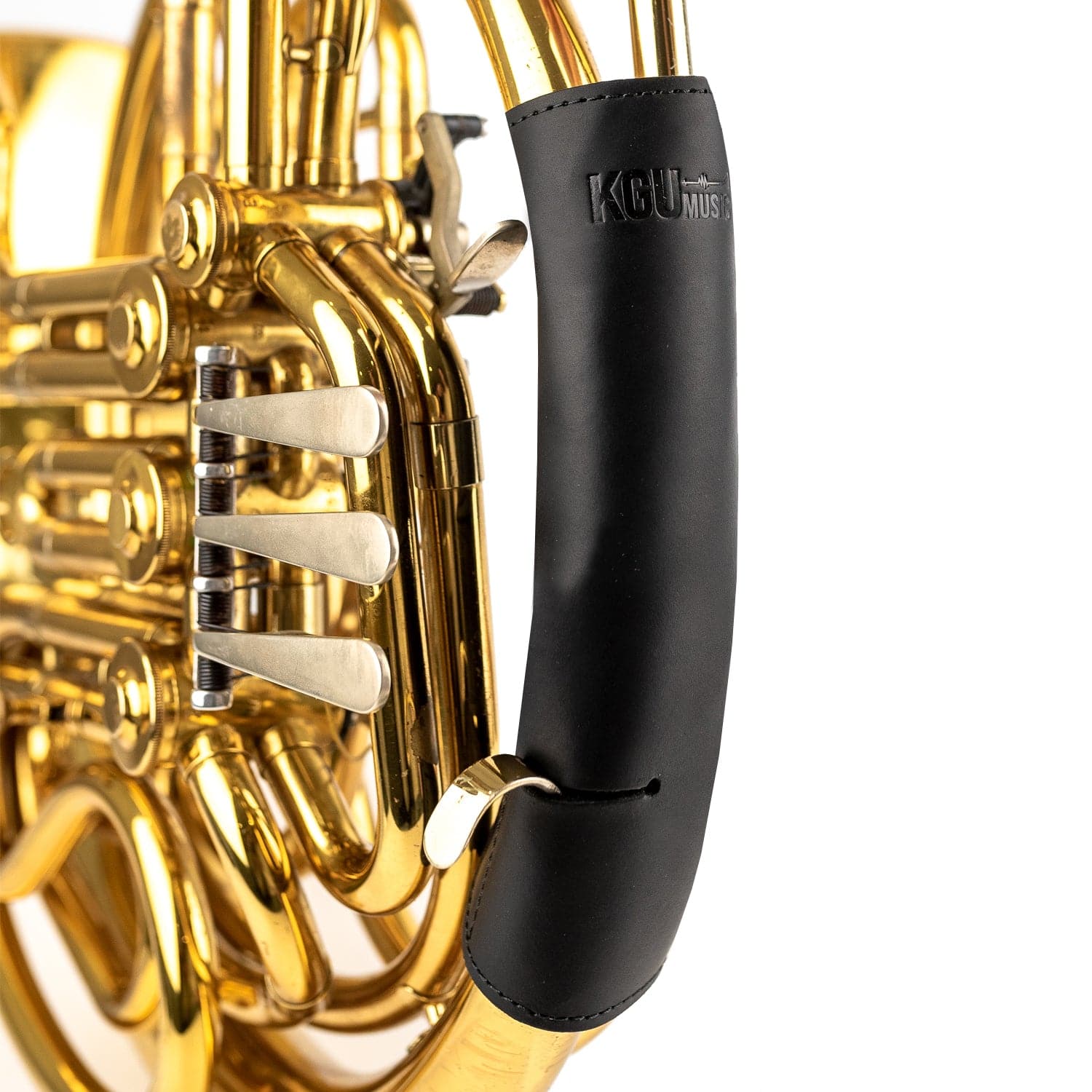 Double French Horn Hand Guard | Genuine Leather | KGUmusic