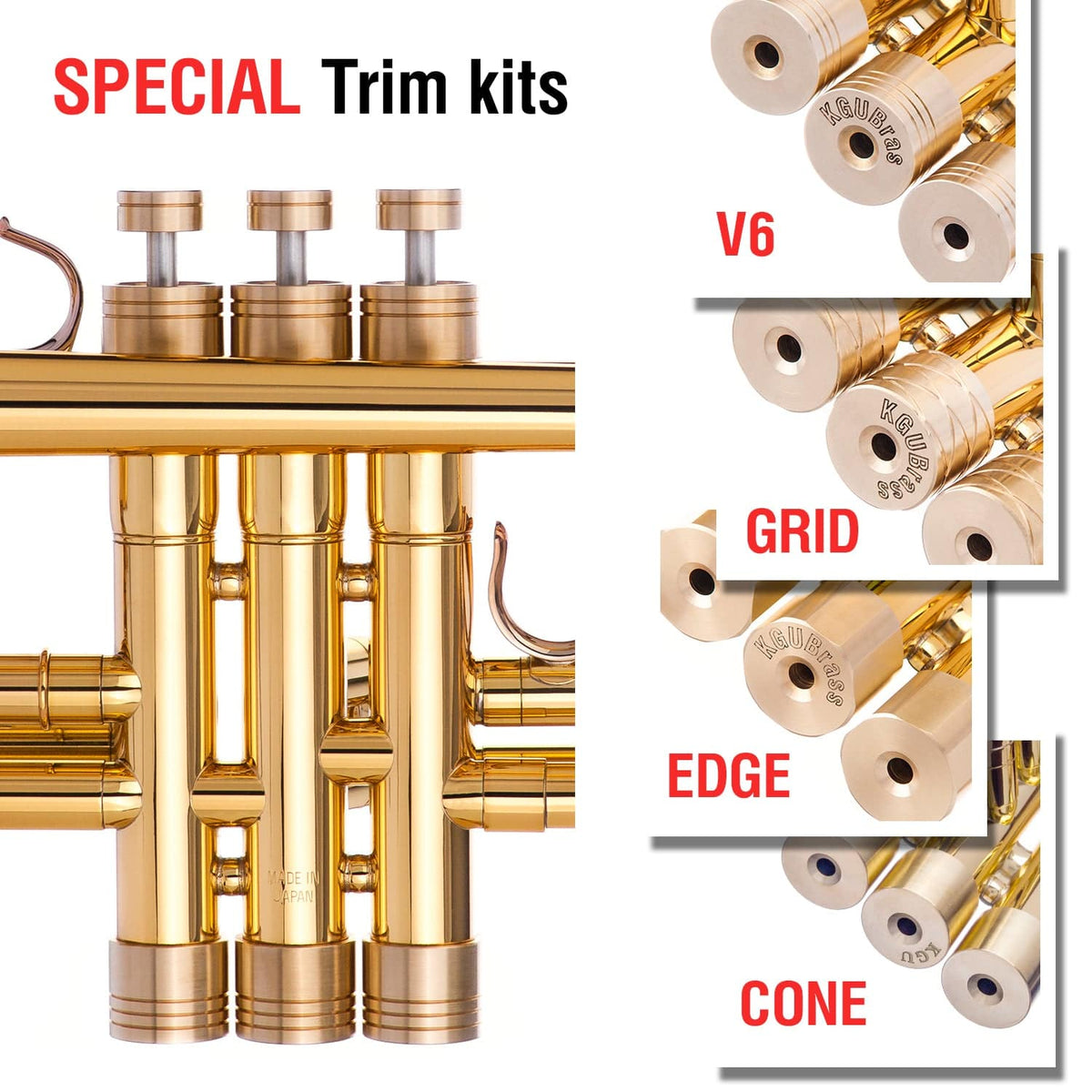 Trumpet Trim Kit. SPECIAL V6 - KGUmusic