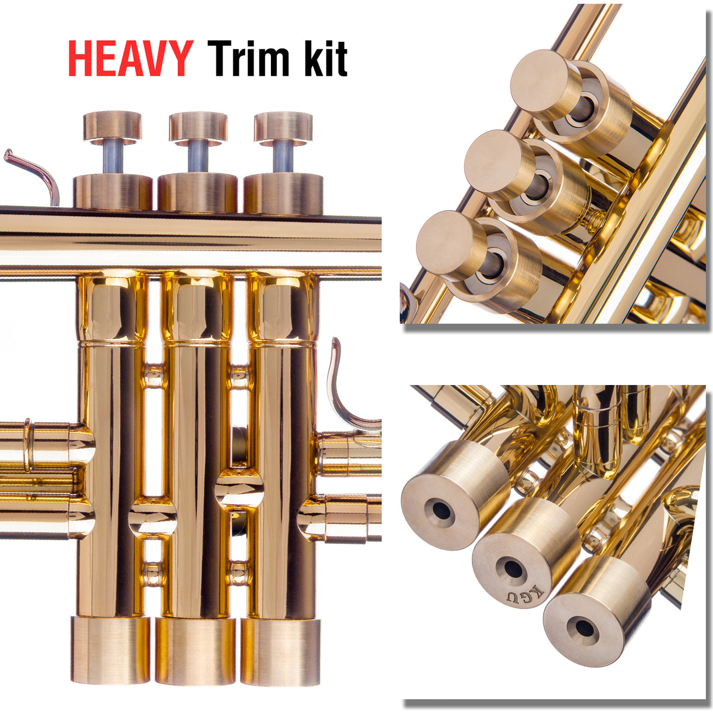 KGUmusic Trumpet accessories. Trumpet Trim Kit & Parts