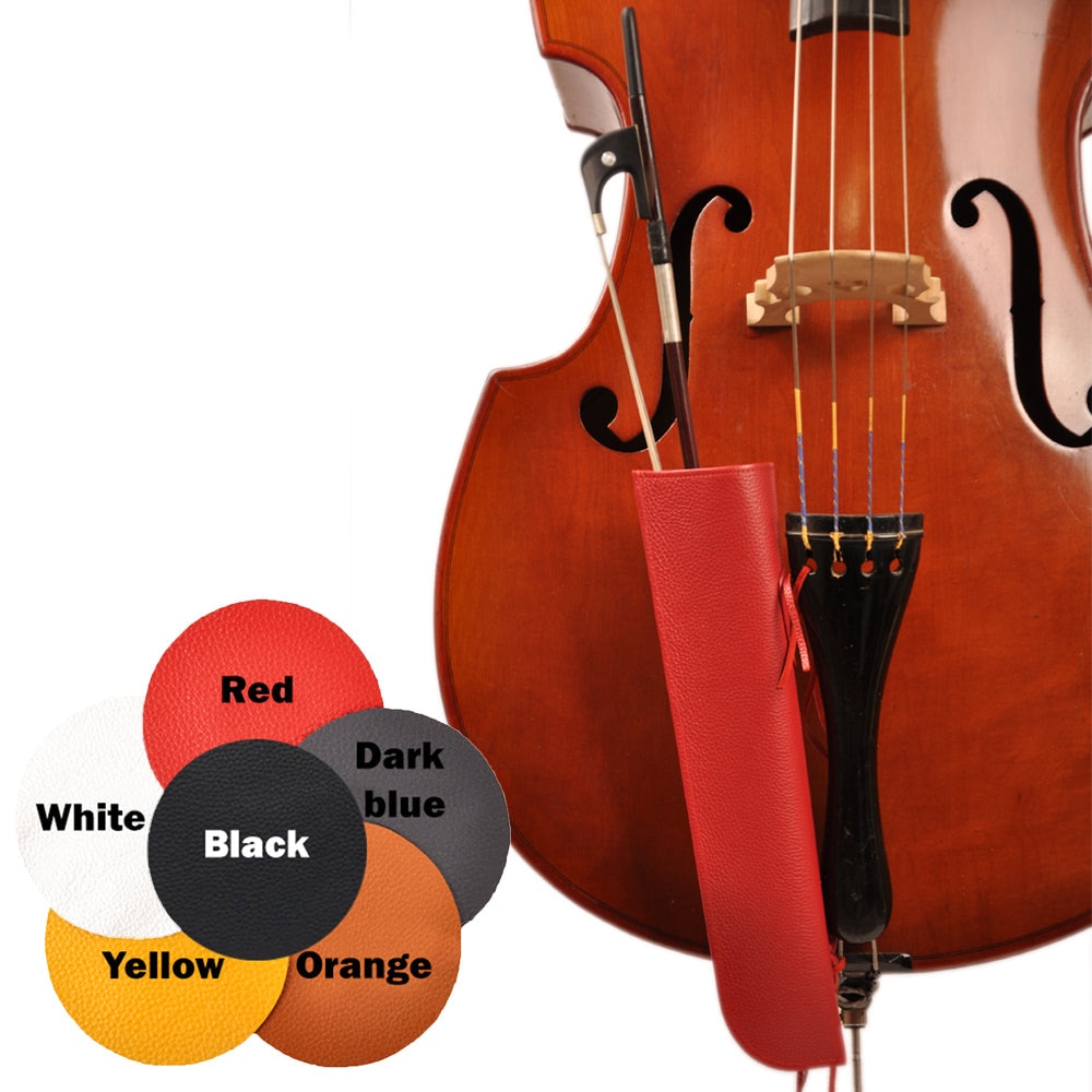 Genuine "Flotar" Leather Double Bass Bow Quiver