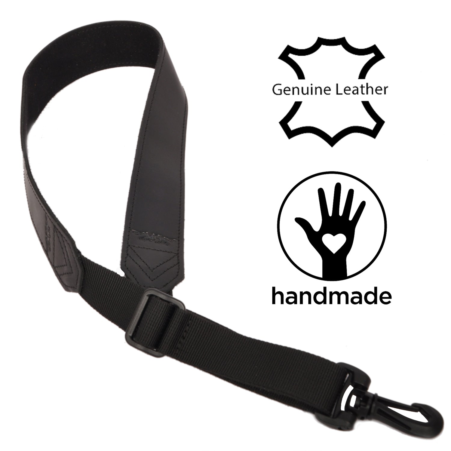 Saxophone Strap for Alto, Tenor, Soprano and Baritone | DETROIT Leather