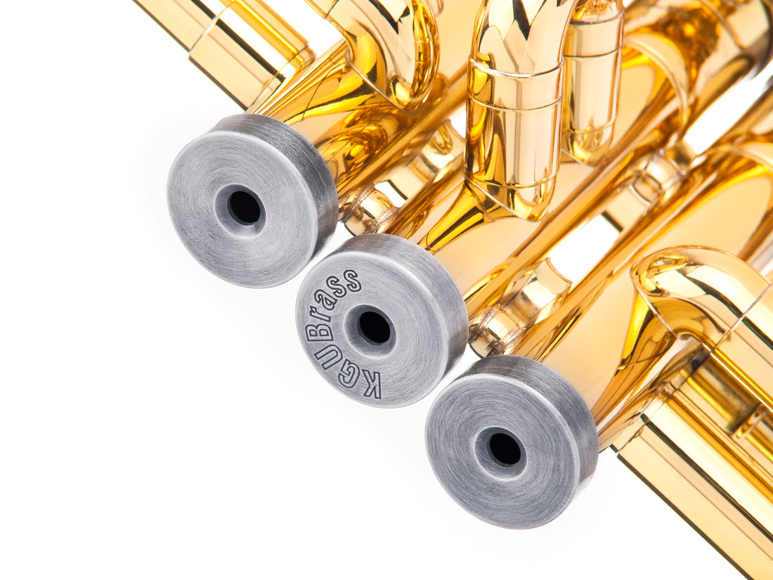 Trumpet Bottom valve caps by KGUmusic