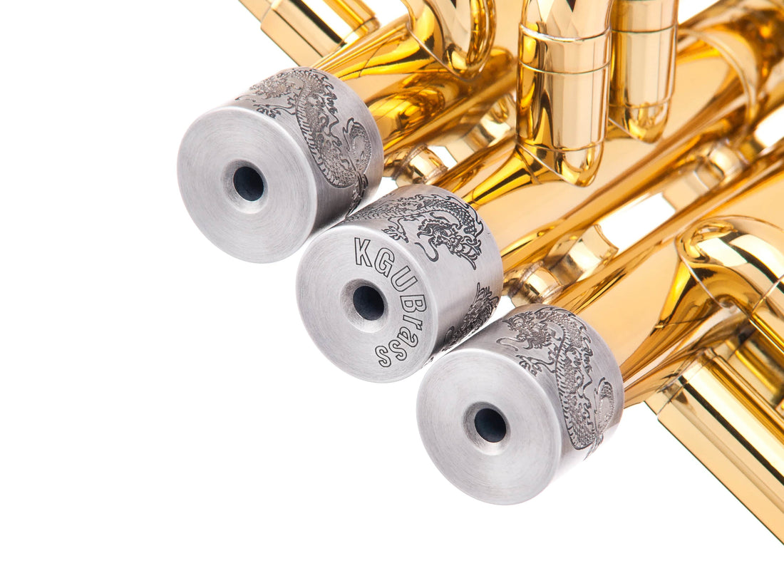 Trumpet Bottom valve caps by KGUmusic